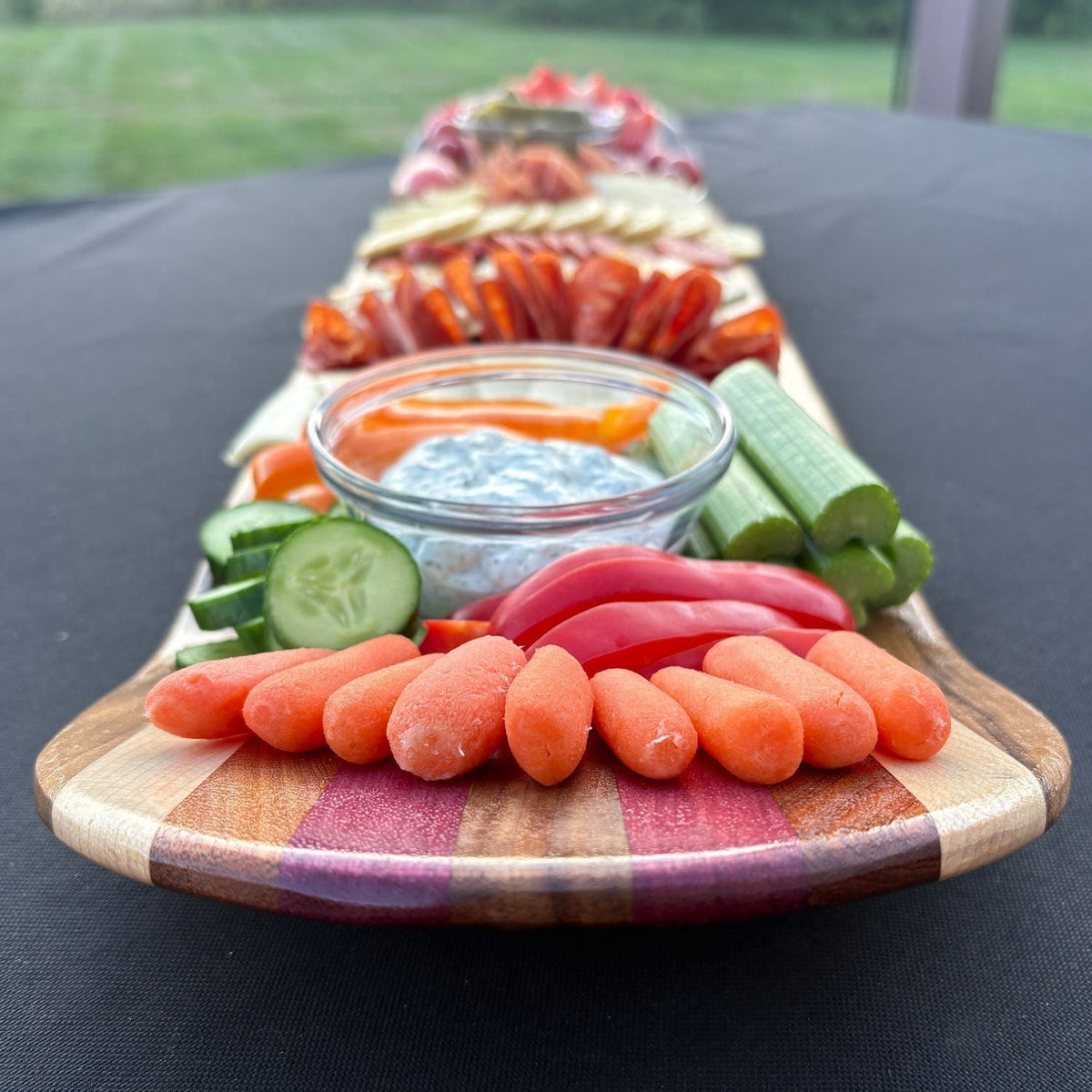 Amp Up Your Party with Funky Flies Skateboard-Shaped Charcuterie Board